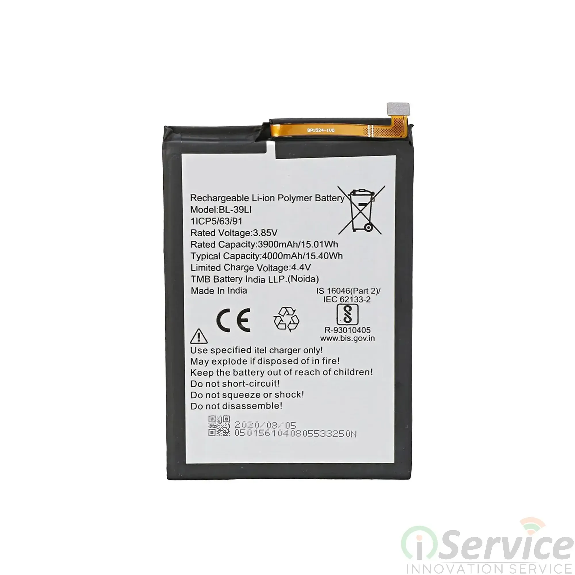 Battery for Itel Vision 2 (L6503) - Reliable Replacement Battery