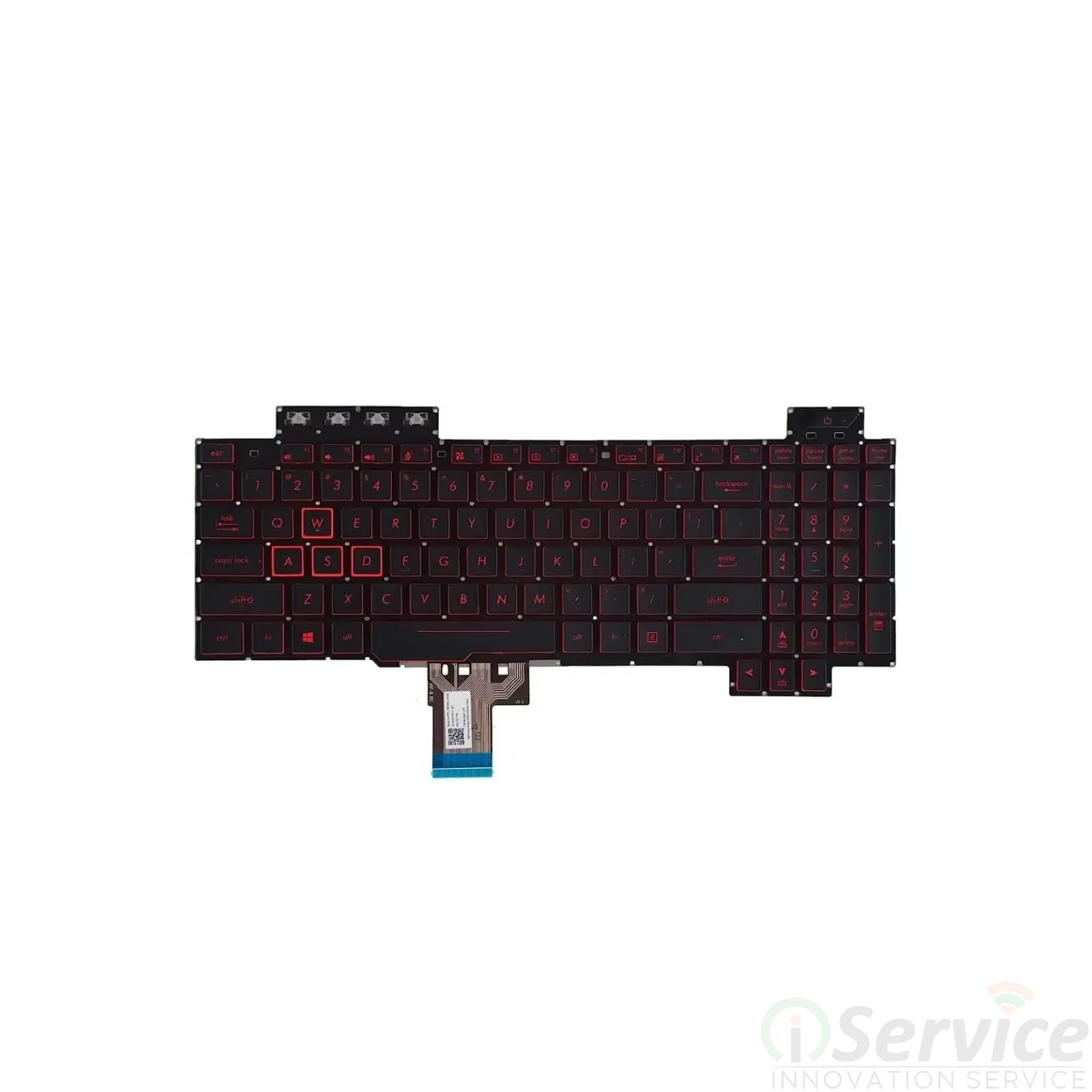 Asus Tuf Gaming F15 (FX504GE) Laptop Keyboard Replacement