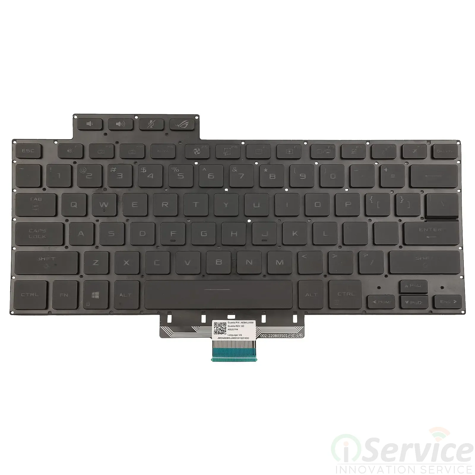 Laptop Keyboard For Asus Rog Zephyrus M16 (GU603ZM)