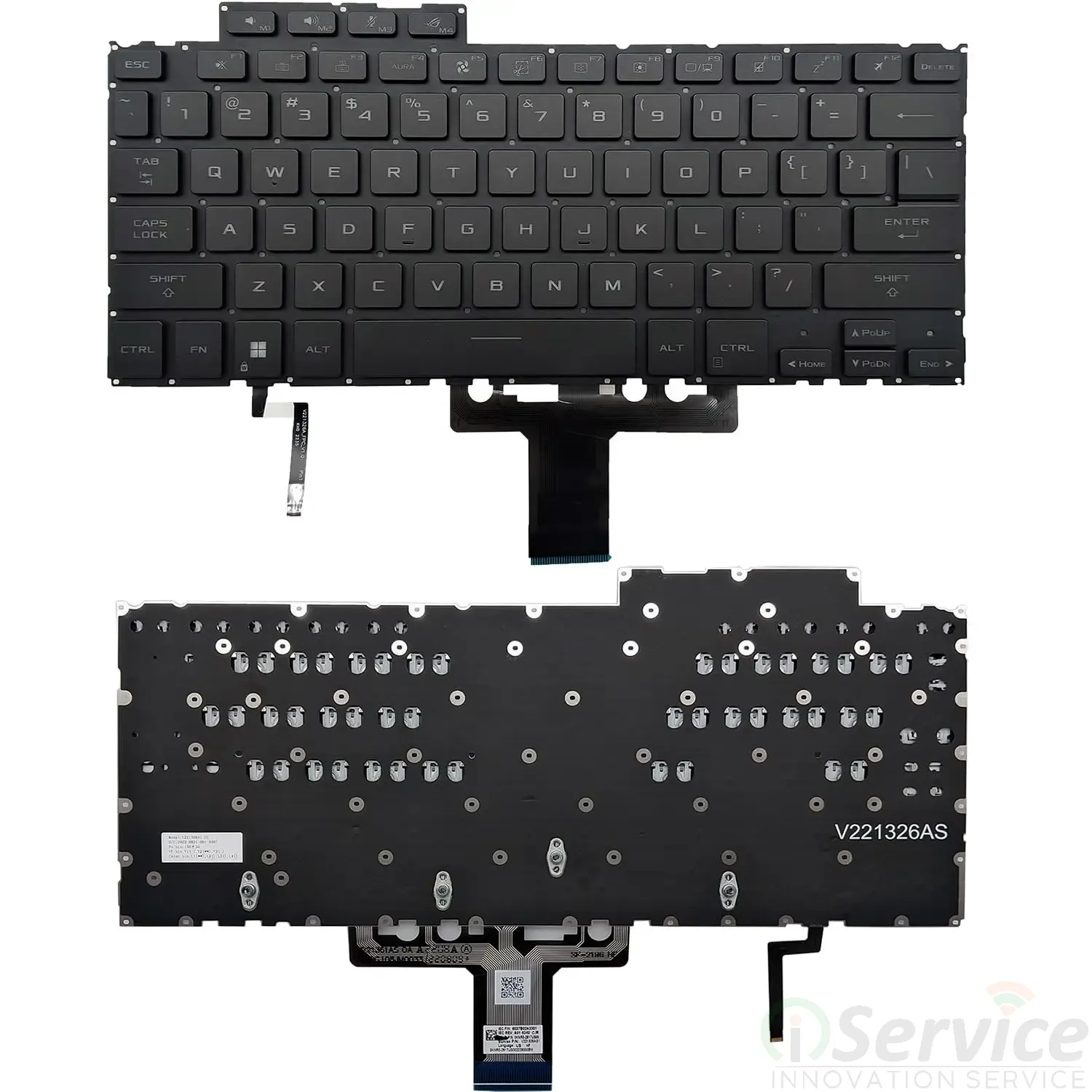 Asus Rog Flow X13 (GV302XU) Laptop Keyboard Replacement